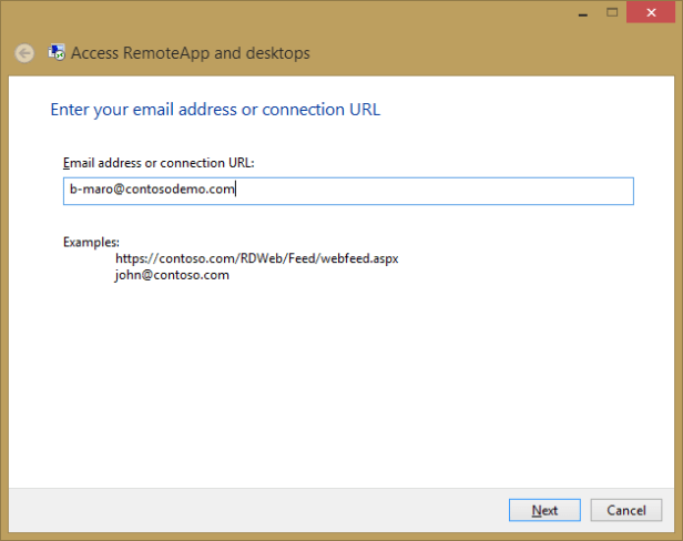 RemoteApp and Desktop Connections in Windows 8.1 24/81 – intunedin.net