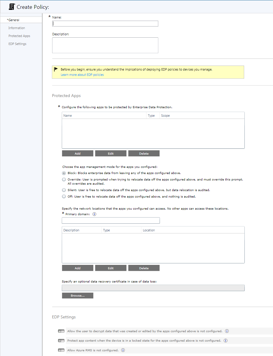 Windows 10 Enterprise Data Protection policy now available in Microsoft ...